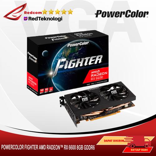 Promo POWERCOLOR FIGHTER AMD RADEON RX 6600 8GB GDDR6 Cicil 0% 3x ...