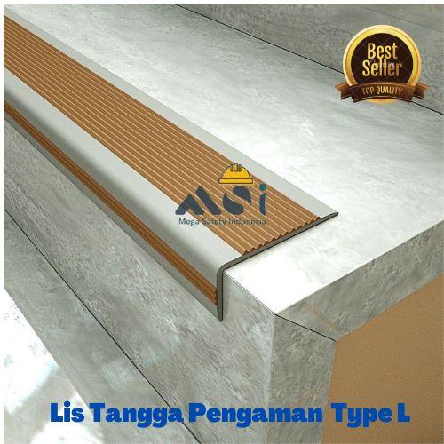 Promo Step Nosing + DoubleTape 3M Lis Tangga Pengaman Anti Slip Type L ...