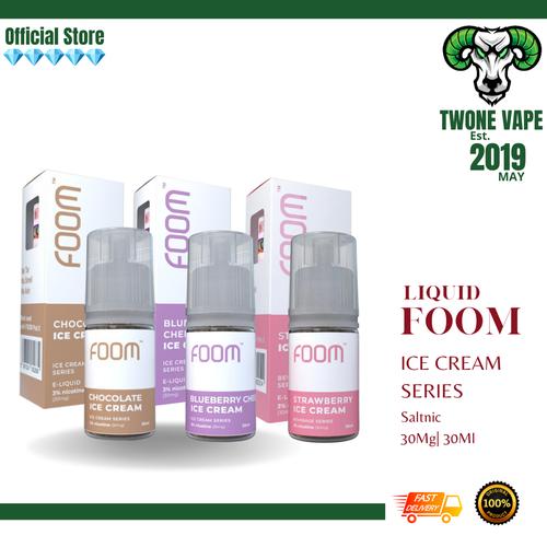 Jual Foom Ice Cream Seris Chocolate/Blueberry/Strawberry Salt Nic 30Ml ...