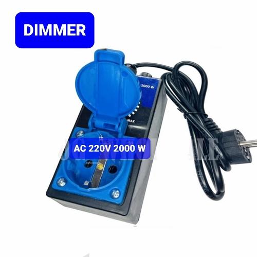Jual Pengatur kecepatan Dimmer motor dinamo AC 220V 2000W bor gerinda fan - Dengan Fuse - Kab ...