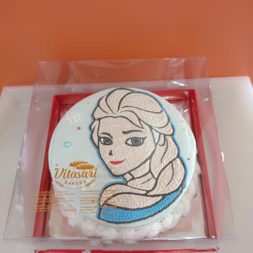 Jual kue ulang tahun karakter elsa - birthday cake frozen - kue ultah ...