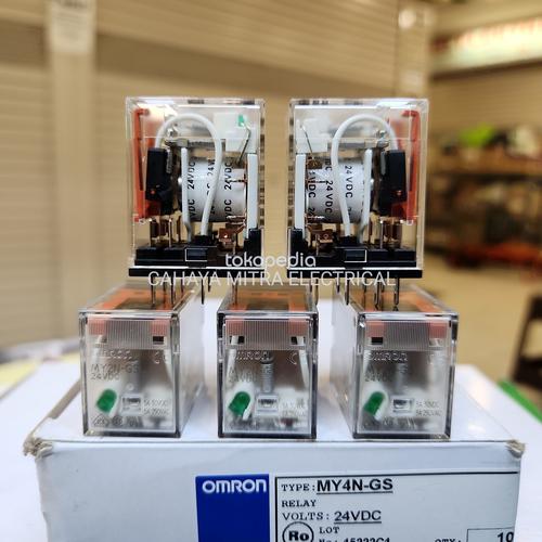 Jual Relay Omron MY2N-GS 24 VDC + Sotcket / OMRON MY2N 24VDC New ...