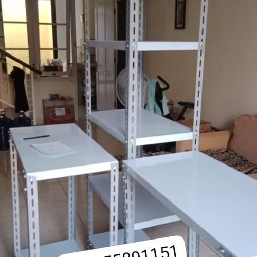 Jual rak plat besi siku P 100 L 40 T 65 susun 2 - Abu-abu - Kota ...