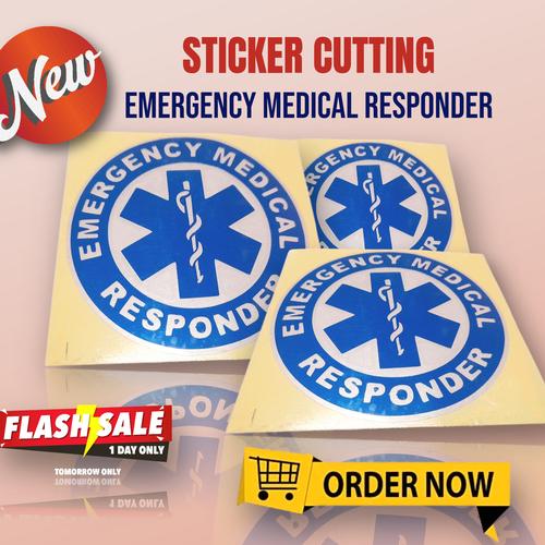 Jual Stiker logo Emergency medical responder stiker mobil - Kab ...