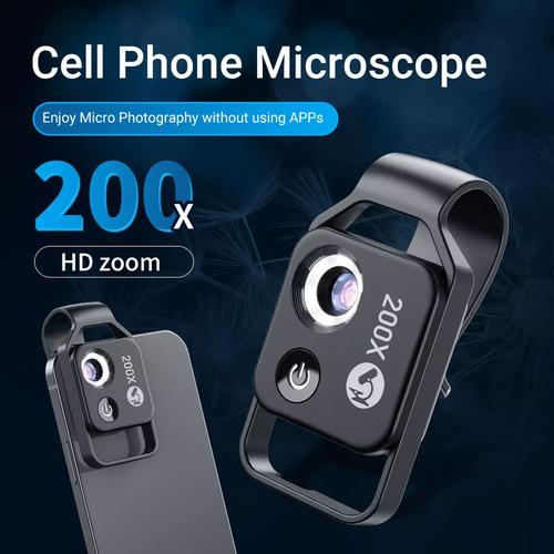 Jual Lensa Mikroskop Microscope Smartphone 200 X zoom - Kota Bekasi ...