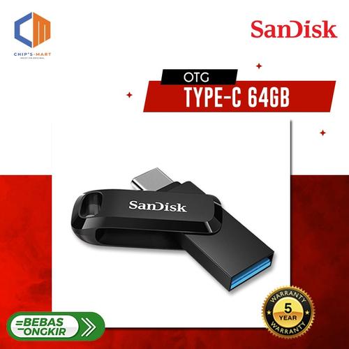 Jual SANDISK Flashdisk OTG 64GB Type-C 100% original Dual Drive 64 GB ...