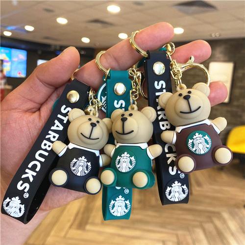 Jual Gantungan Kunci Starbucks Keychain Karakter Beruang Bear Starbucks ...