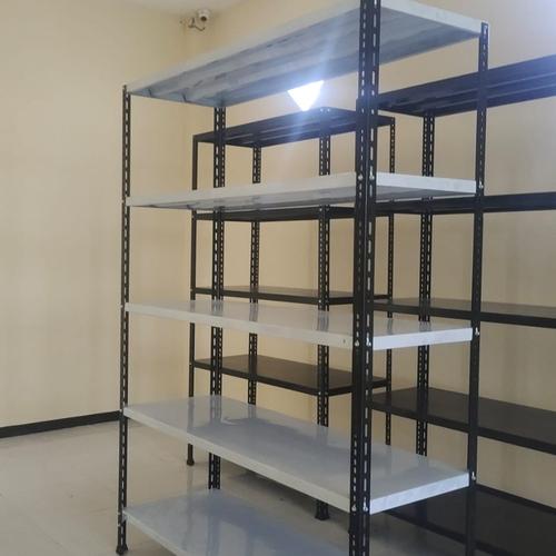 Jual Rak plat besi siku serbaguna P 100 50 120 susun 5 - Putih - Kota ...
