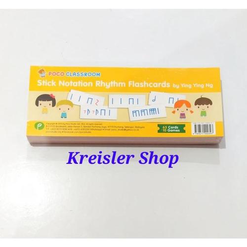 Jual Stick Notation Rhythm Flashcards by Ying Ying Ng Poco Studio Music ...