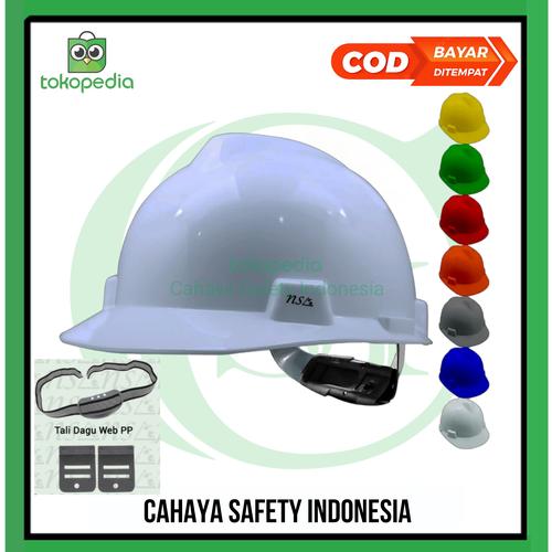 Jual NSA Helm Proyek Safety V-gard Inner Fastrack Putar SNI - Putih ...