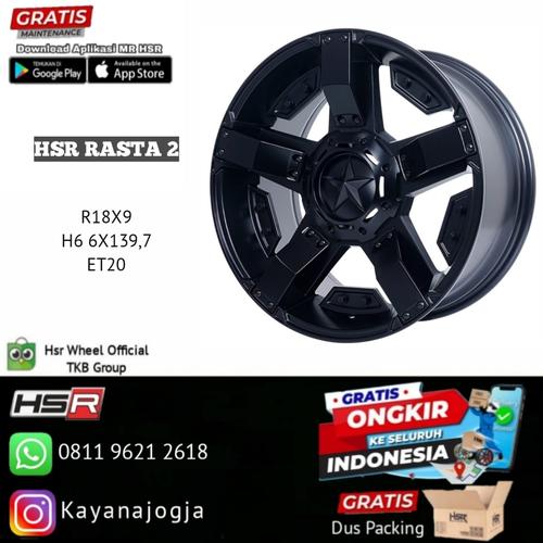 Jual Velg Mobil HSR Rasta 2 Ring 18 6X139,7 Spec Pajero Fortuner Hilux - Kab. Sleman - HSR Wheel ...