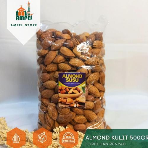 Jual Kacang Almond Susu Panggang 500gr Khas Arab Bagus Untuk Kesehatan ...