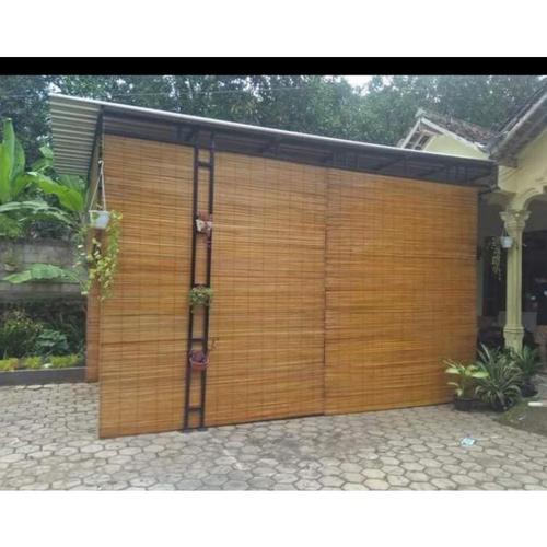 Jual kerey tirai Lebar 3x3 Tinggi krey tirai sawit bambu plus katrol ...
