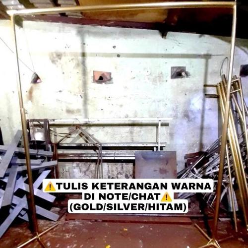 Jual - TIANG BACKDROP BESI 1 LAYER DEKORASI / GAWANGAN BESI DEKORASI ...