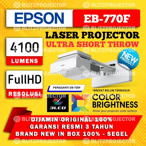 Jual Proyektor Epson EB-770F EB770F Ultra Short Throw Laser Pengganti ...