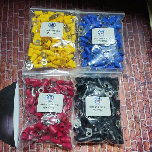 Jual skun kabel Ring O 4mm-6mm RVS-5.5-5 merah kuning biru hitam ...