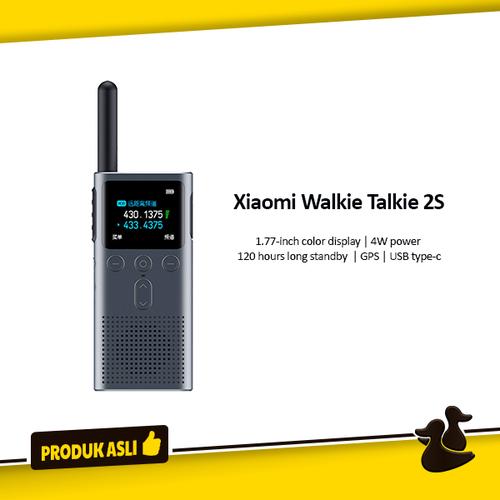 Jual Xiaomi᷾ Mijia Smart Walkie Talkie 2S Color LCD Intercom HT FM ...
