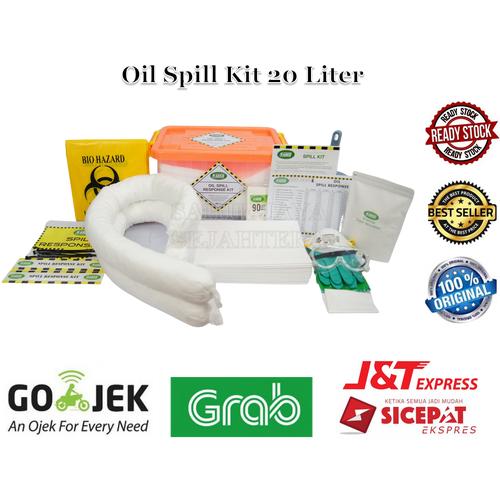Promo Oil Spill Kit 20L Oil Spill Kit 20 Liter Kemasan Box Transparan ...
