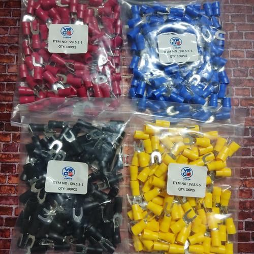 Jual Skun Kabel Type Y 4mm-6mm KSP SVS-5.5-5 Merah Kuning Biru Hitam - Harga per Pack 100pcs ...