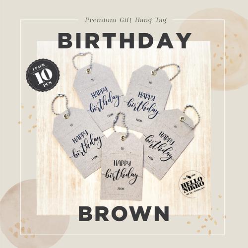 Jual Birthday Gift Hang Tag kartu ucapan kado hamper parcel souvenir ...