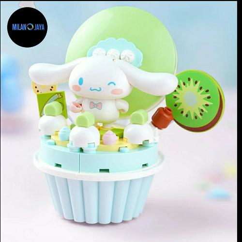 Jual Mainan Balok Susun Sanrio Cupcake Bricks Figur Block Kuromi ...
