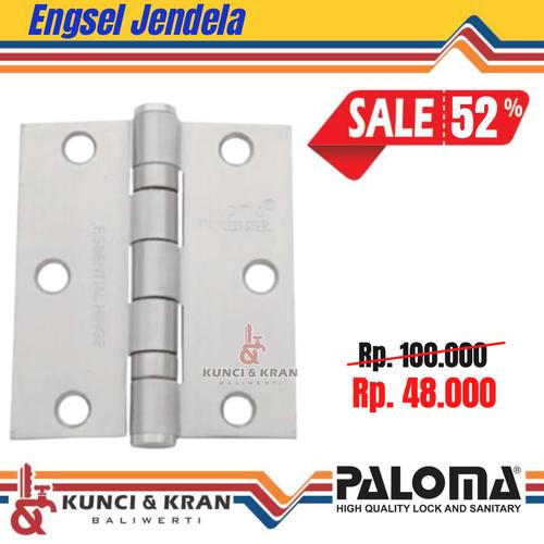 Jual Engsel Paloma BHP411 ESS 3X2,5X2MM 2BB Engsel Jendela Engsel ...