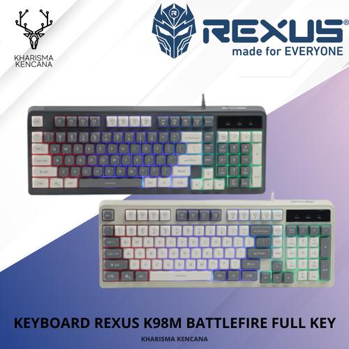 Jual REXUS K98M BATTLEFIRE FULL KEY KEYBOARD - Kota Malang ...