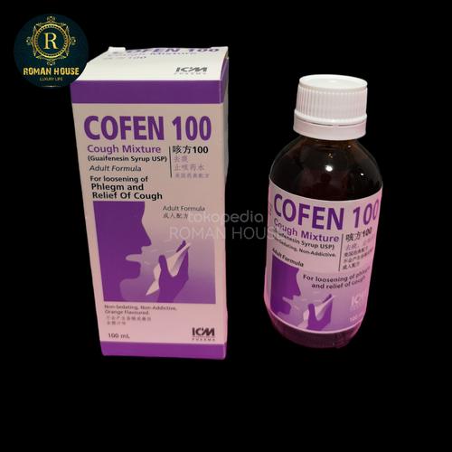 Jual cofen 100 adult formula cough mixture original singapore obat ...