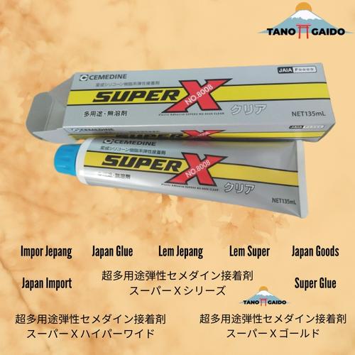Jual Lem Cemedine Jepang Super X 135mL serbaguna asli original Japan ...