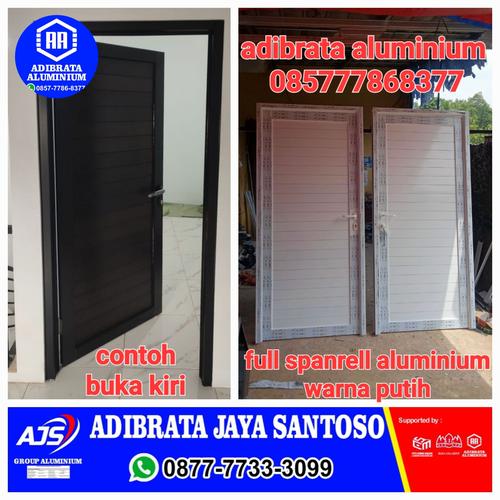Jual pintu full aluminium kusen 4inch 90x210 & 90x200 - 4inch 90x210 ...