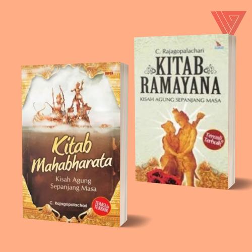 Promo paket buku mahabharata ramayana/kitab mahabharata/kitab ramayana ...