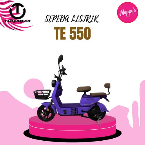 Jual SEPEDA LISTRIK TURANZA TE 550 TE550 Garansi Resmi - CRIMSON BLUE ...