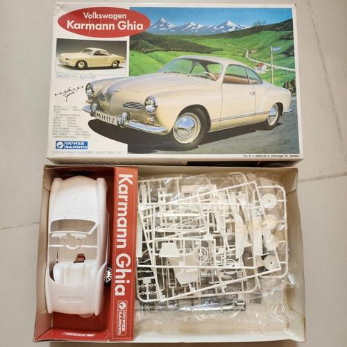 Jual Gunze Sangyo Model kit Mokit VW Karmann Ghia 1/24 scale, NOS ...