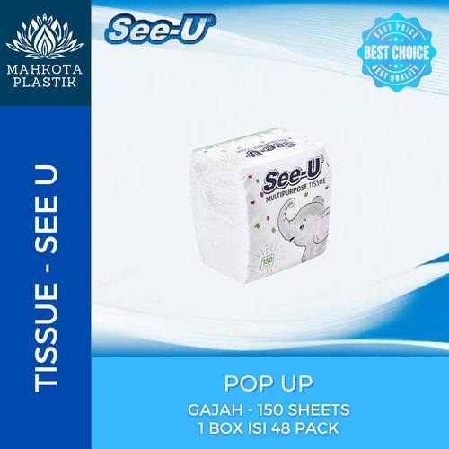 Jual TISSUE SEE U MULTIPURPOSE POP UP GAJAH (PER PACK) - Kab. Bandung ...