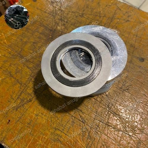 Jual Spiral Wound Gasket SWG stainless 304 jis 10k 2" inch Dn 50 ...