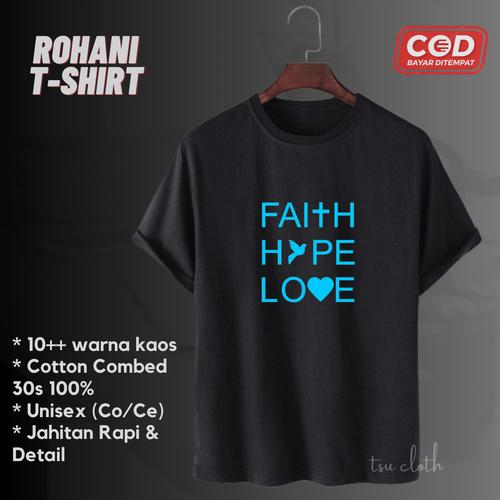 Jual Kaos Rohani Unisex / Baju Rohani Keluarga / Kaos Rohani Kristen ...