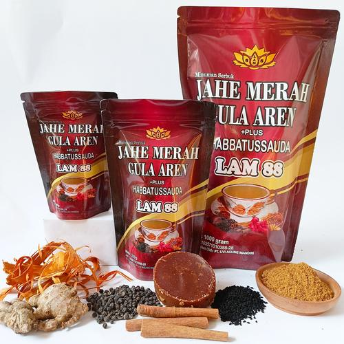 Jual Jahe Merah Gula Aren Plus Habbatussauda 100% Premium - 250gr ...