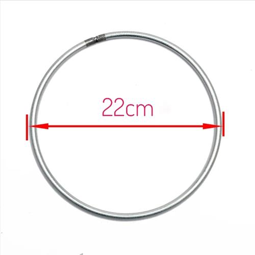 Jual ring besi bulat 22cm / lingkaran besi beton / dekorasi - Hitam ...