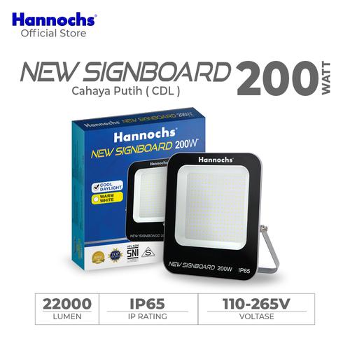 Jual Hannochs New Signboard 200 watt CDL Lampu Sorot Flood Light LED ...