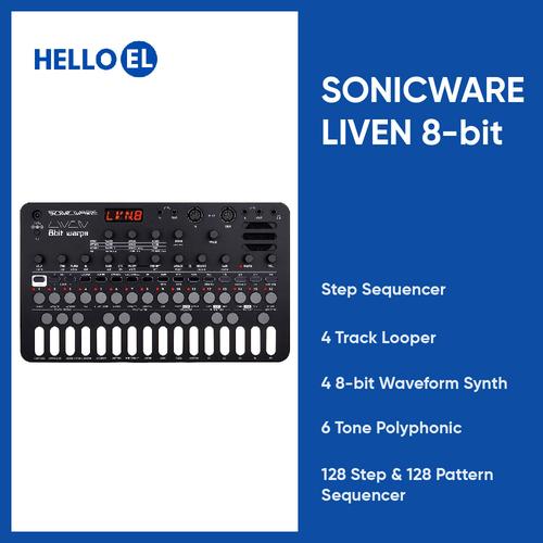 Jual Sonicware Liven 8-bit 8 bit Step Sequencer Synthesizer Groove Box ...