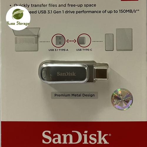 Jual Flashdisk Sandisk Ultra Dual Drive Luxe USB Type-C TypeC USB3.0 ...