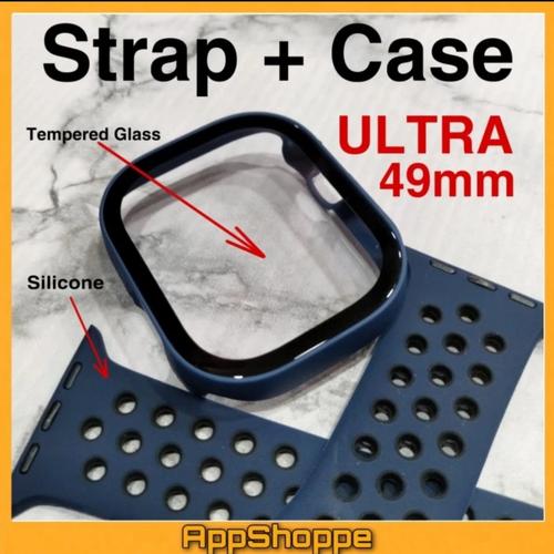 Jual Silicone Strap + Case Combo Compatible for Series ULTRA 49mm ...