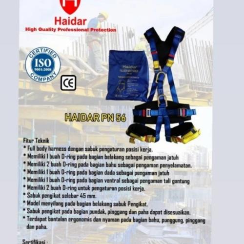 Jual FULL BODY HARNESS HAIDAR PN 56+ LANYARD DOUBLE HOOK ABSORBER. - Jakarta Barat - ISTANA ...