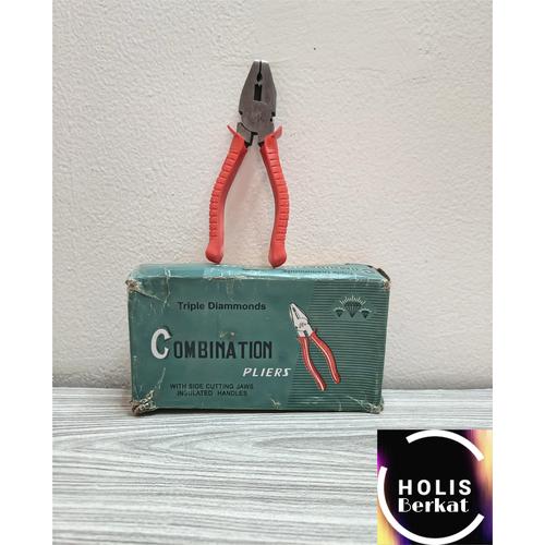 Jual Tang Kombinasi Merah / Combination Pliers Diamond 6 , 7 , 8 Inch ...