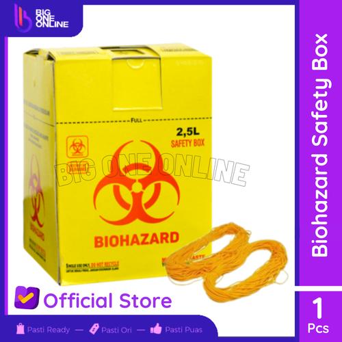 Promo Medical Safety Box Biohazard, Kotak Limbah Medis Infeksius ...