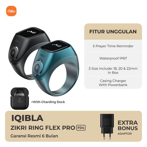 Promo iQibla Zikr Smart Ring Flex F04 PRO Cincin Tasbih Digital - Black Cicil 0% 3x - Jakarta ...