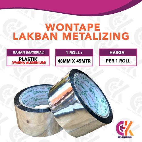 Jual Duct Tape Metalizing // Wontape Lakban Metalising bukan Aluminium ...