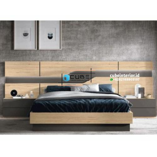 Jual Dipan Tempat Tidur Industrial Minimalis HPL Interior Home ...