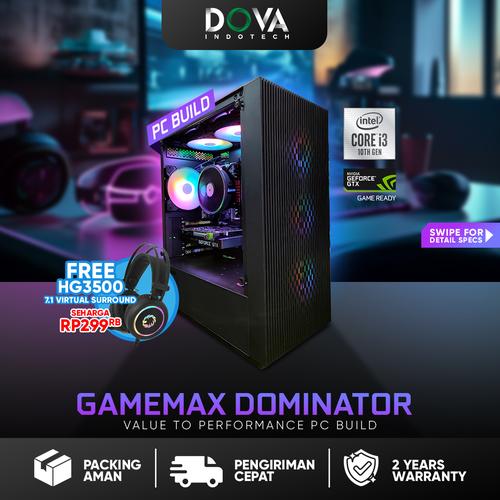 Promo Komputer Rakitan Gamemax DOMINATOR - 6 Fan Cicil 0% 3x - Jakarta ...