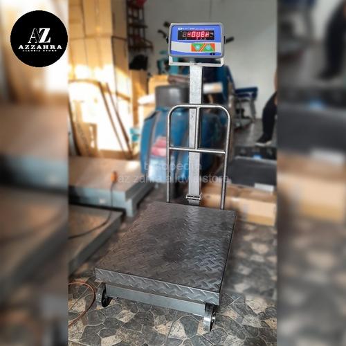 Jual timbangan duduk digital ada roda Sonic A1-5 kap 500kg size 45x60cm ...